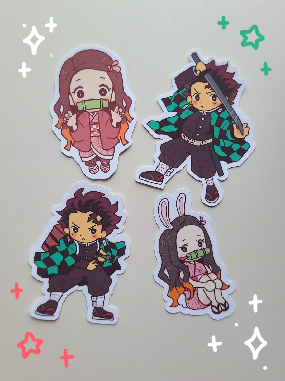 KNY Stickers Tiny Siblings - Etsy