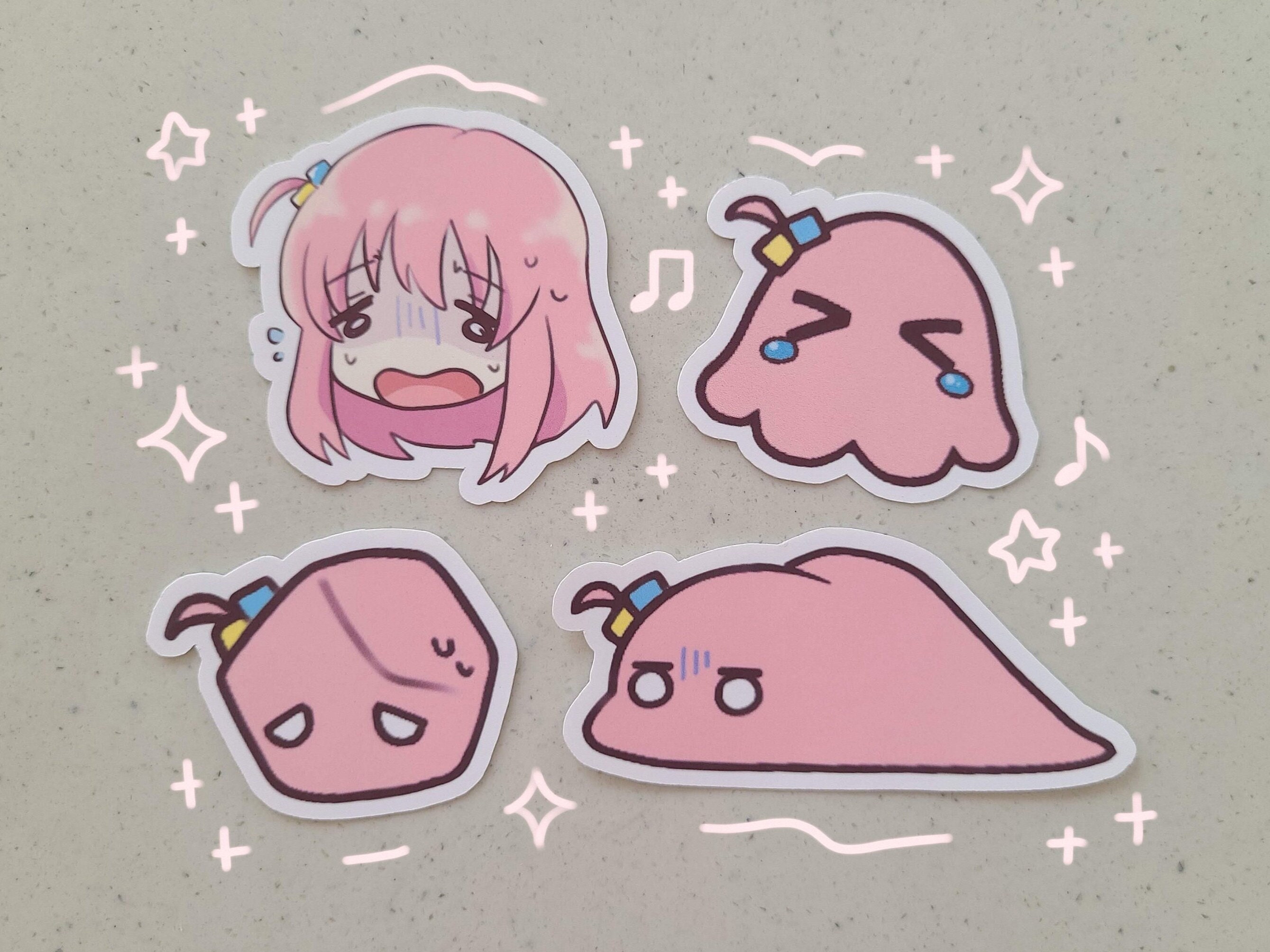 Takobocchi Lonely Rocker Girl Stickers - Etsy