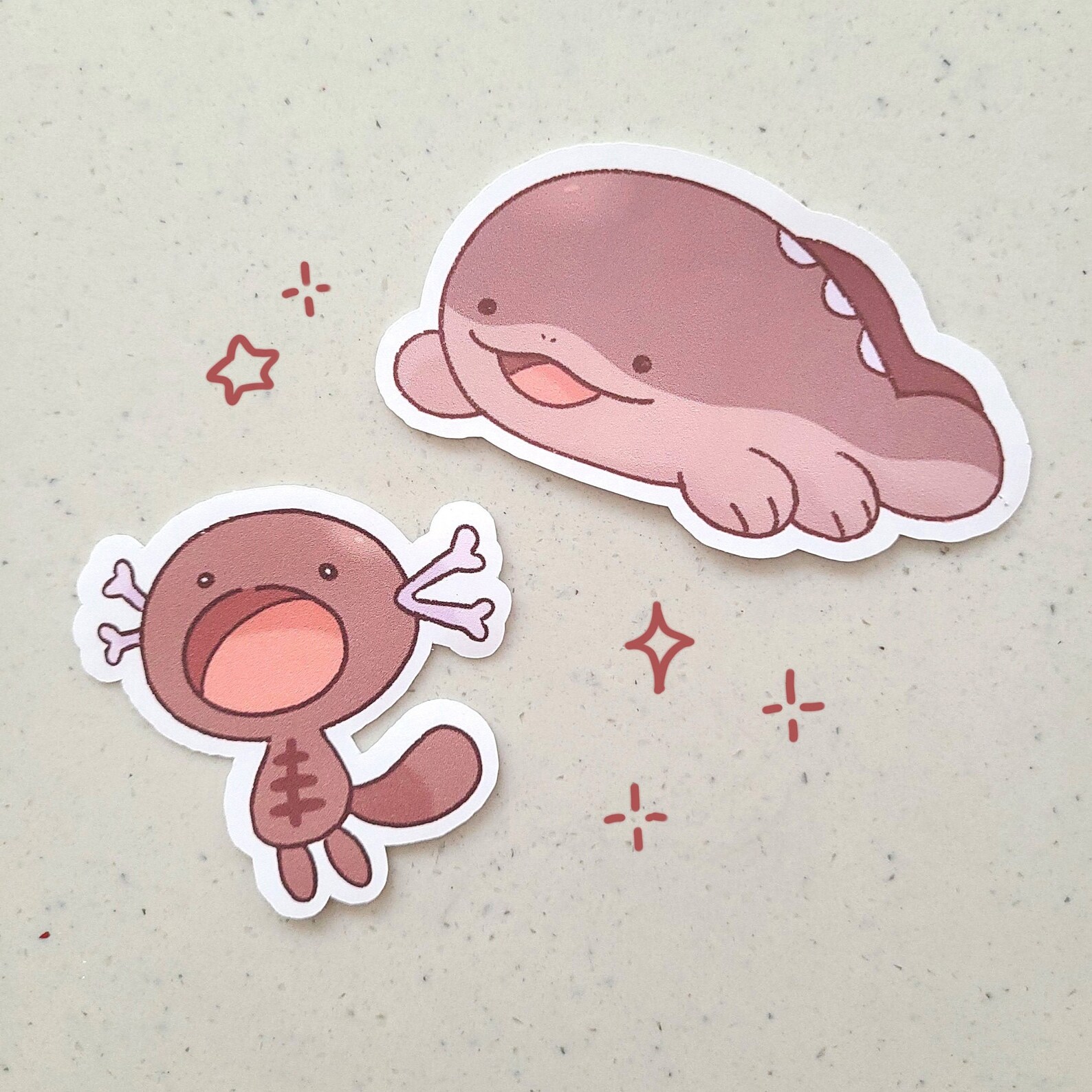 PKMN Paldean Wooper Quagsire Clodsire Stickers - Etsy PKMN Paldean Wooper Quagsire Clodsire Stickers - Etsy
