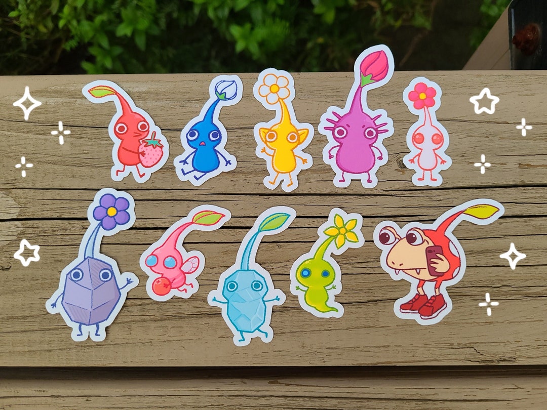 Pikmin Bulbmin Tiny Leaf Creature Stickers & Sticker Sheet - Etsy