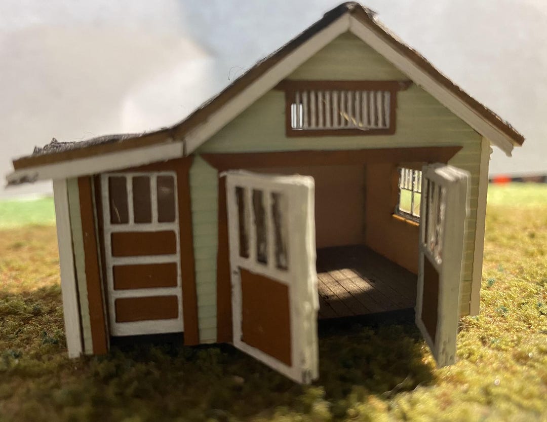 Craftsman Garage HO Scale Craftsman Kit - Etsy