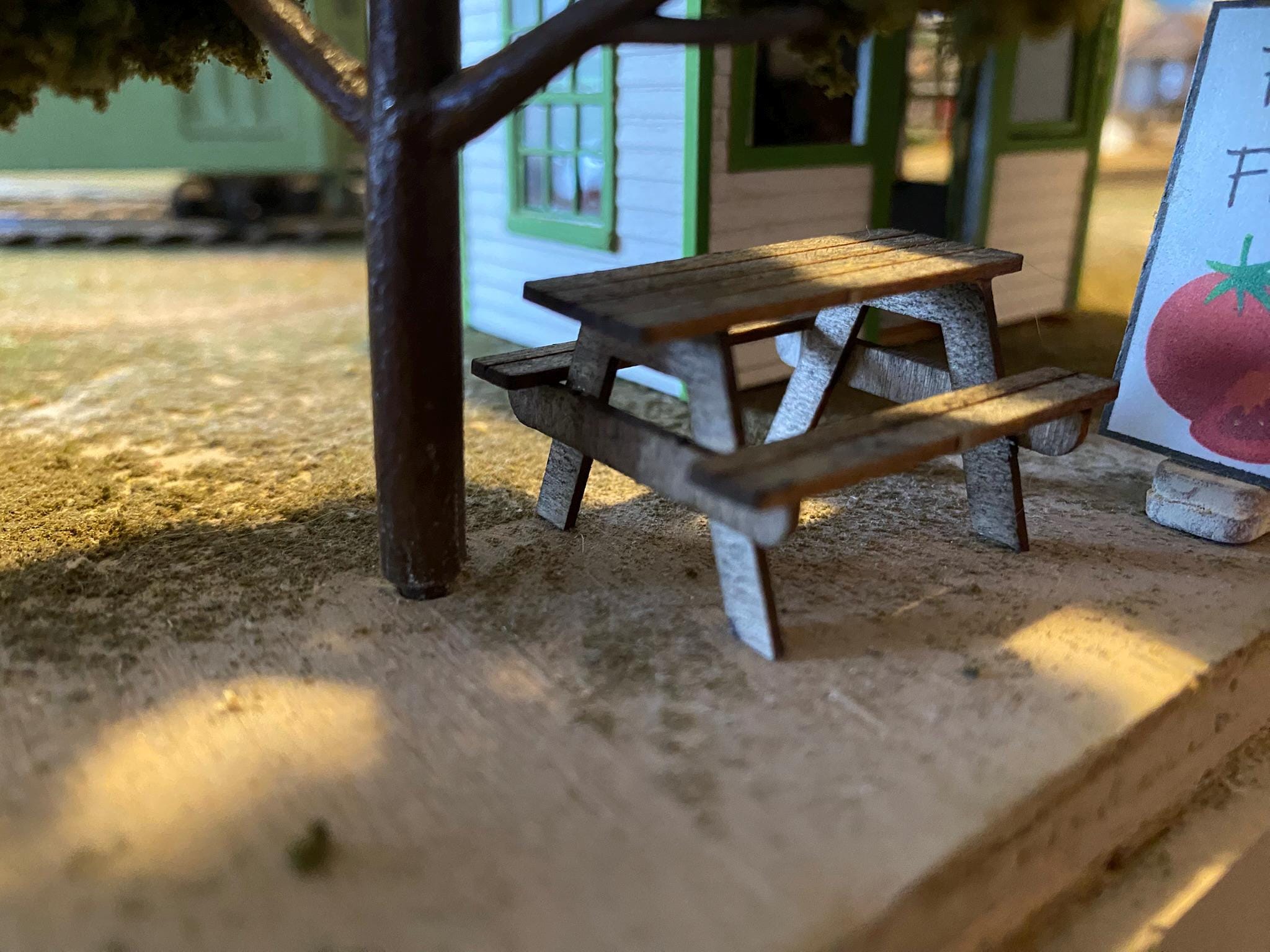 Picnic Tables O Scale Kits Package of 3 - Etsy