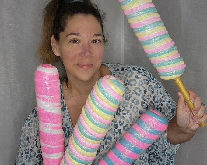 Giant Fake Twist Lollipop Candyland Decor Photo Prop Party Decor Fake Sweets Faux Sweets