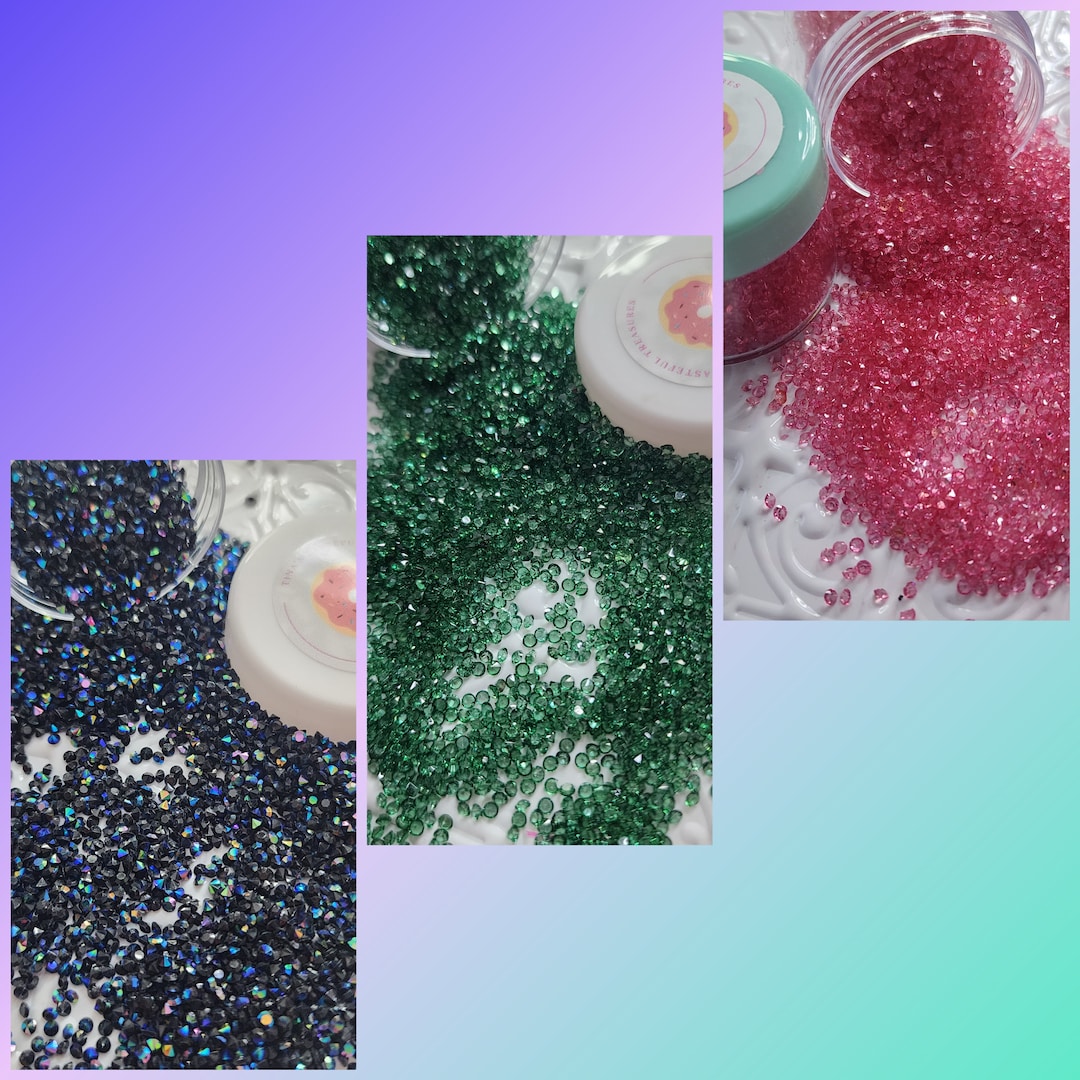Sugar Rhinestones,pointy Back Sugar Rhinestones 15 Grams - Etsy
