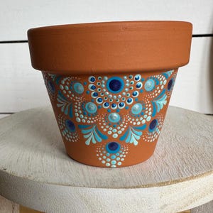 Hand-painted Mandala Terra Cotta Pot – 2.5” - Etsy