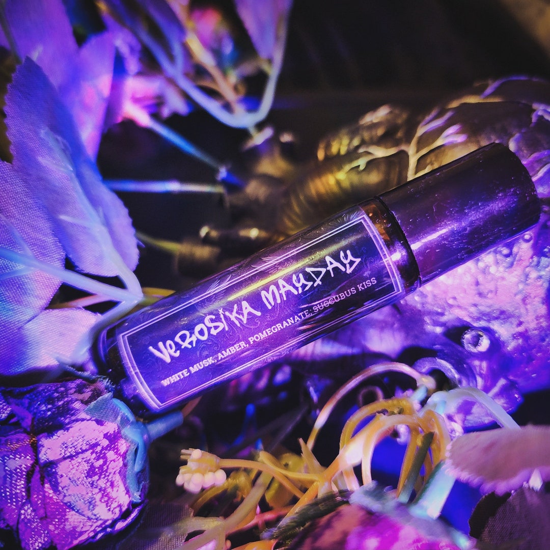VEROSIKA MAYDAY White Musk, Amber, Pomegranate, Succubus Kiss Roll on ...