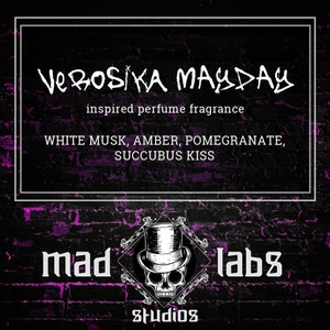 VEROSIKA MAYDAY White Musk, Amber, Pomegranate, Succubus Kiss Roll on ...