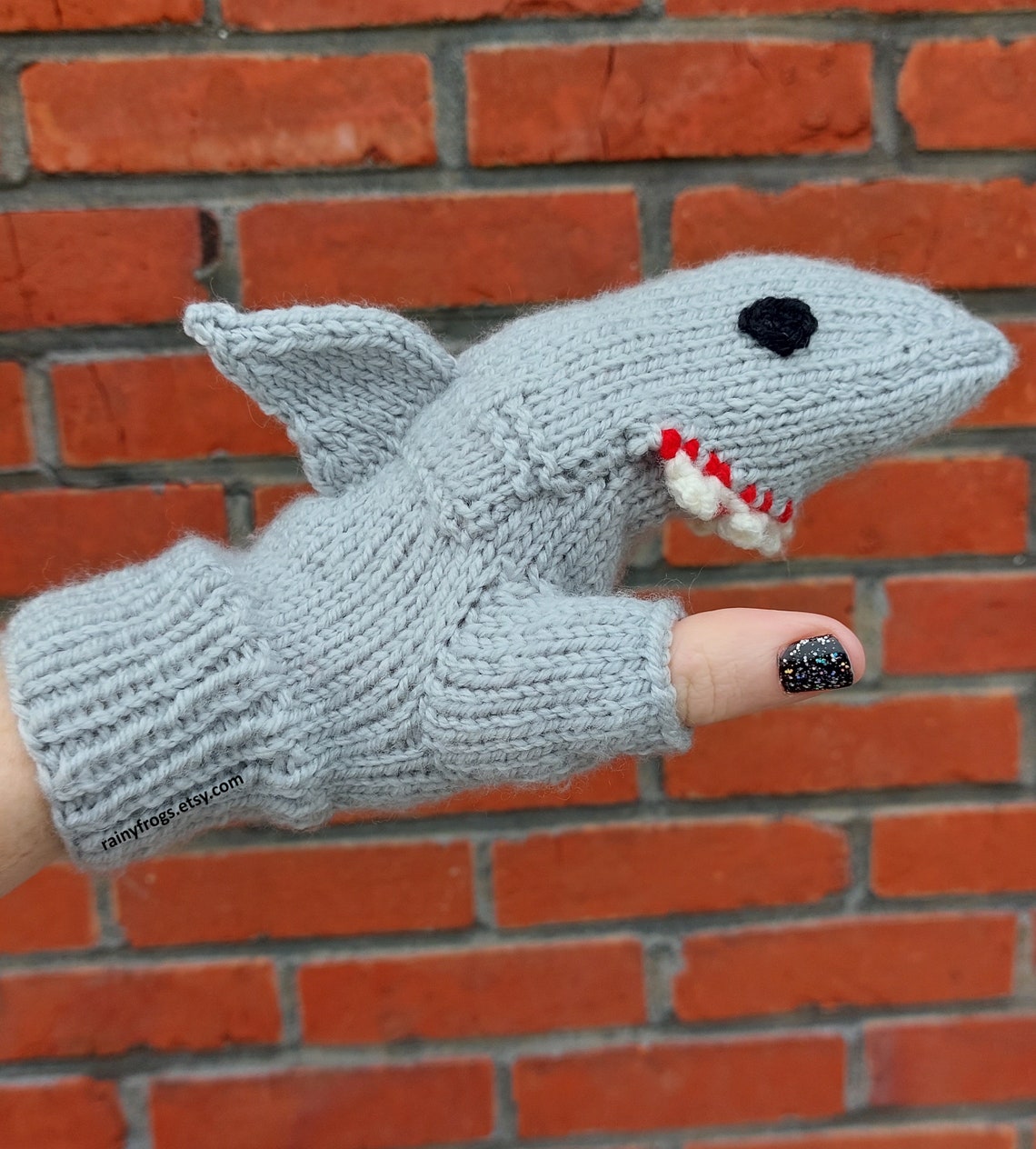 Knitting Shark Gloves PDF Pattern Instant Download Pattern - Etsy