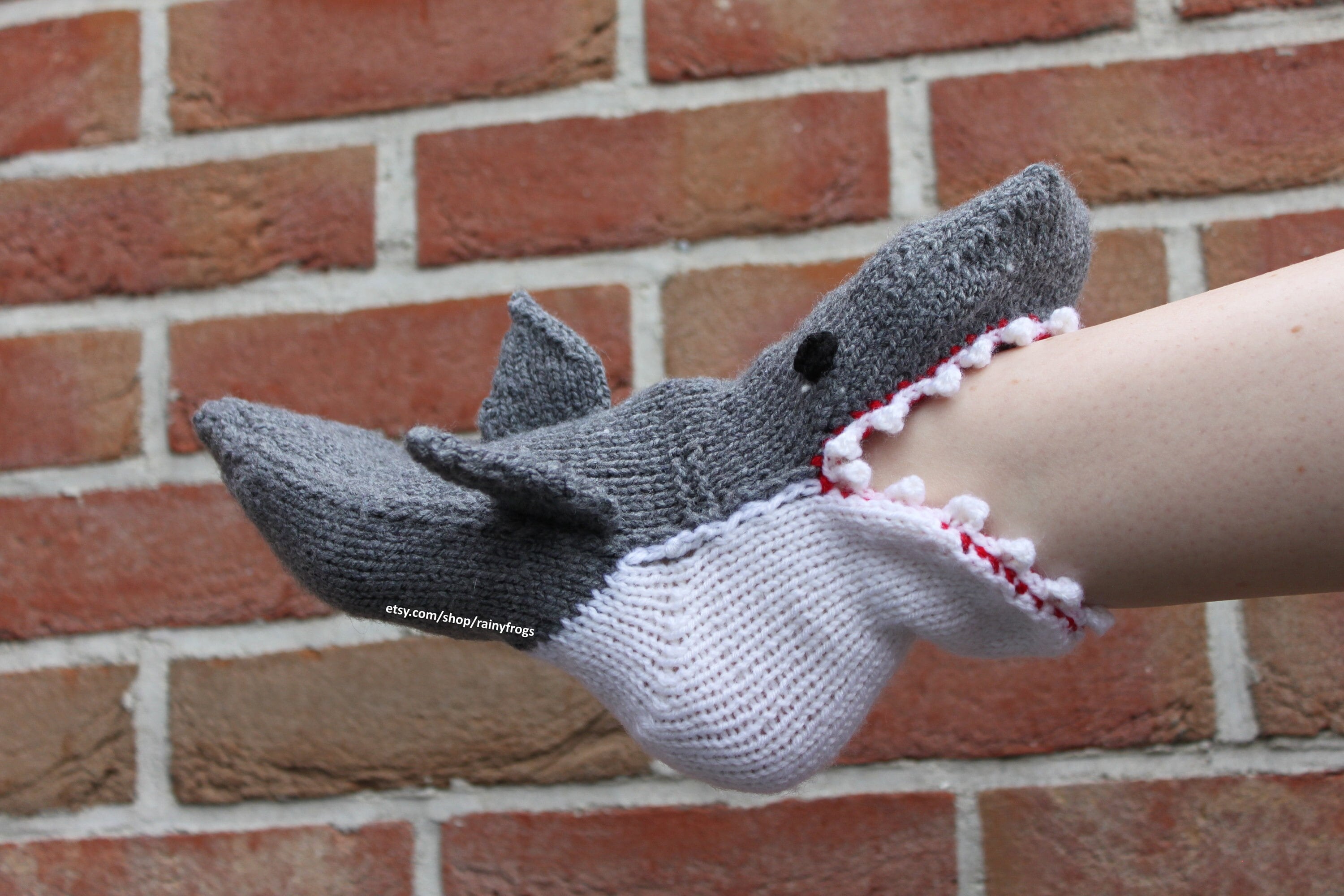 Knitting Shark Socks PDF Pattern | Instant Download Pattern | English ...