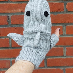 Knitting Shark Gloves PDF Pattern | Instant Download Pattern | English ...
