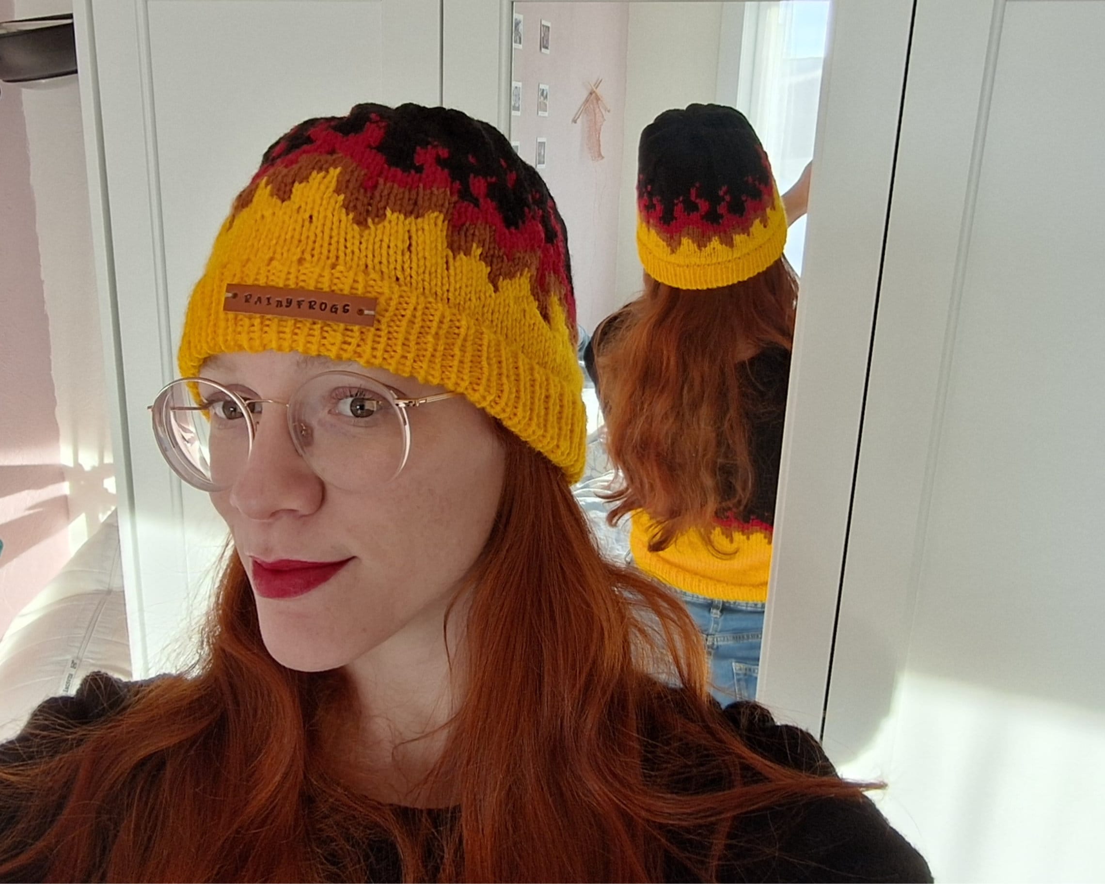 Knitting Flames Hat PDF Pattern | Instant Download Pattern | English ...