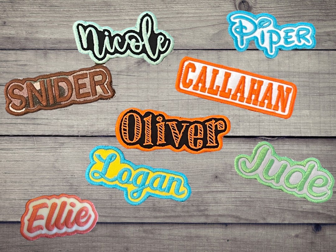 Custom Name Patch - Etsy