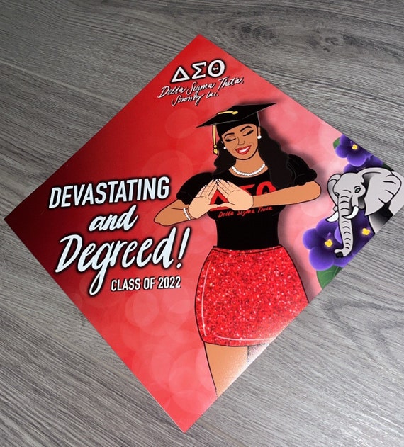 Graduation Cap Decoration Sorority