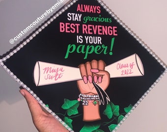 Megan Hot Girl Graduation Cap Topper Pre Made 2023 Available - Etsy