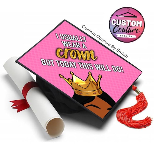 Graduation Cap Topper Queen - Etsy