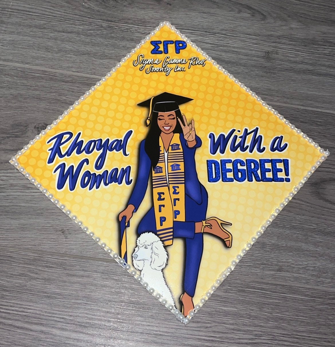 Graduation Cap Decoration Sorority