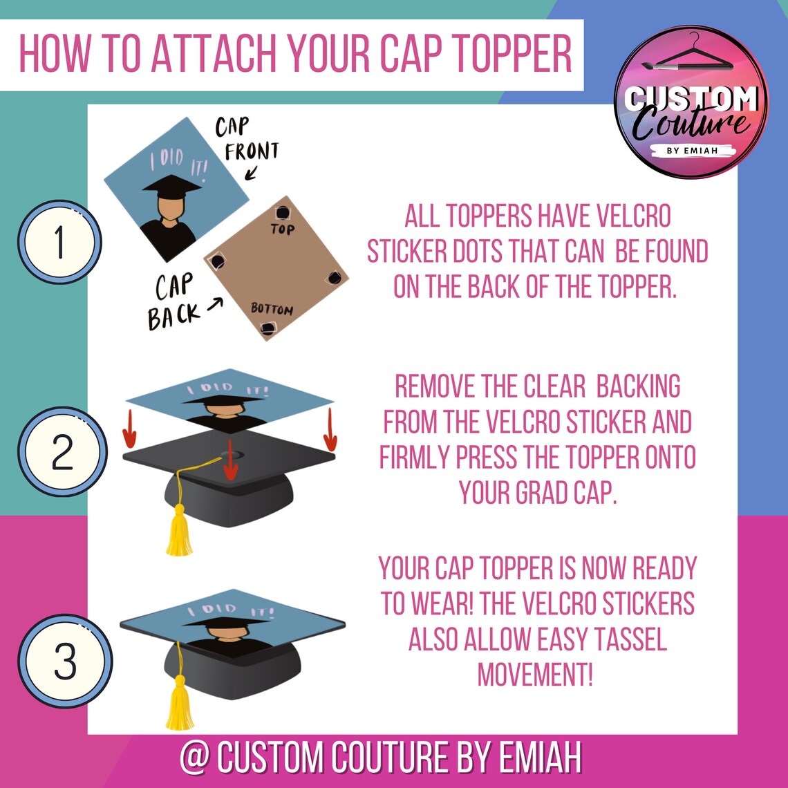 Mean Girls Graduation Cap Topper Pre Made - Etsy