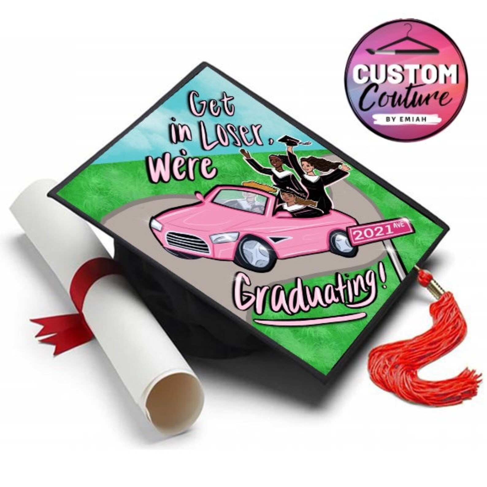 Mean Girls Graduation Cap Topper Pre Made - Etsy