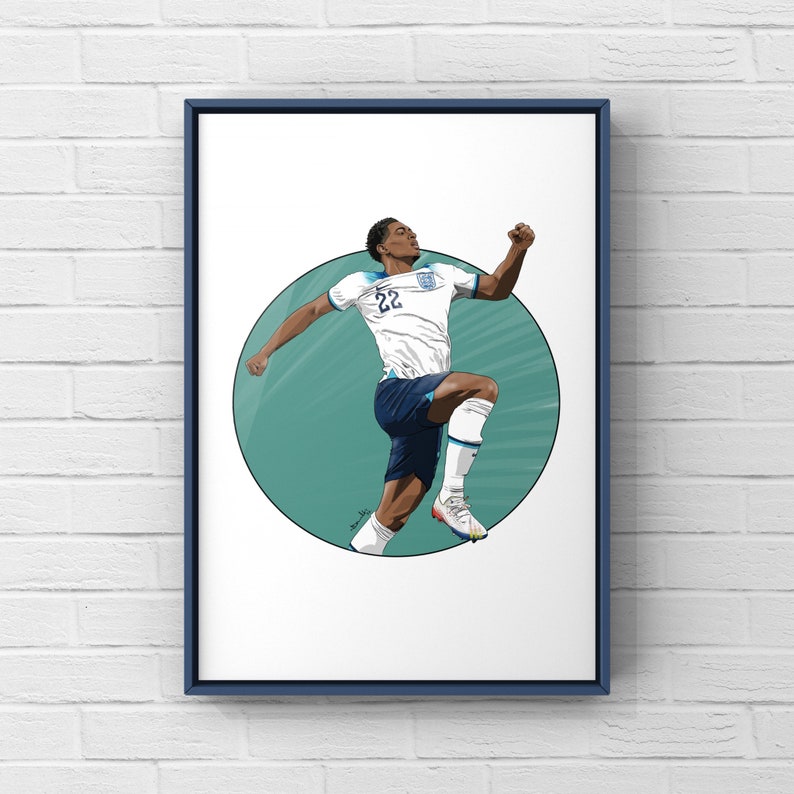 A4 Print of Jude Bellingham - Etsy
