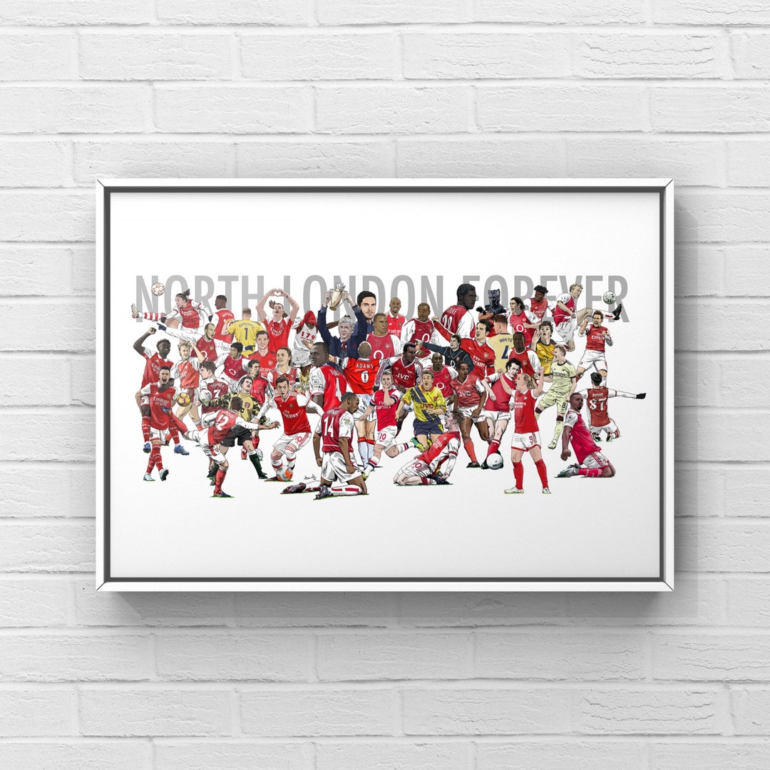 Arsenal Legends Collage - Etsy