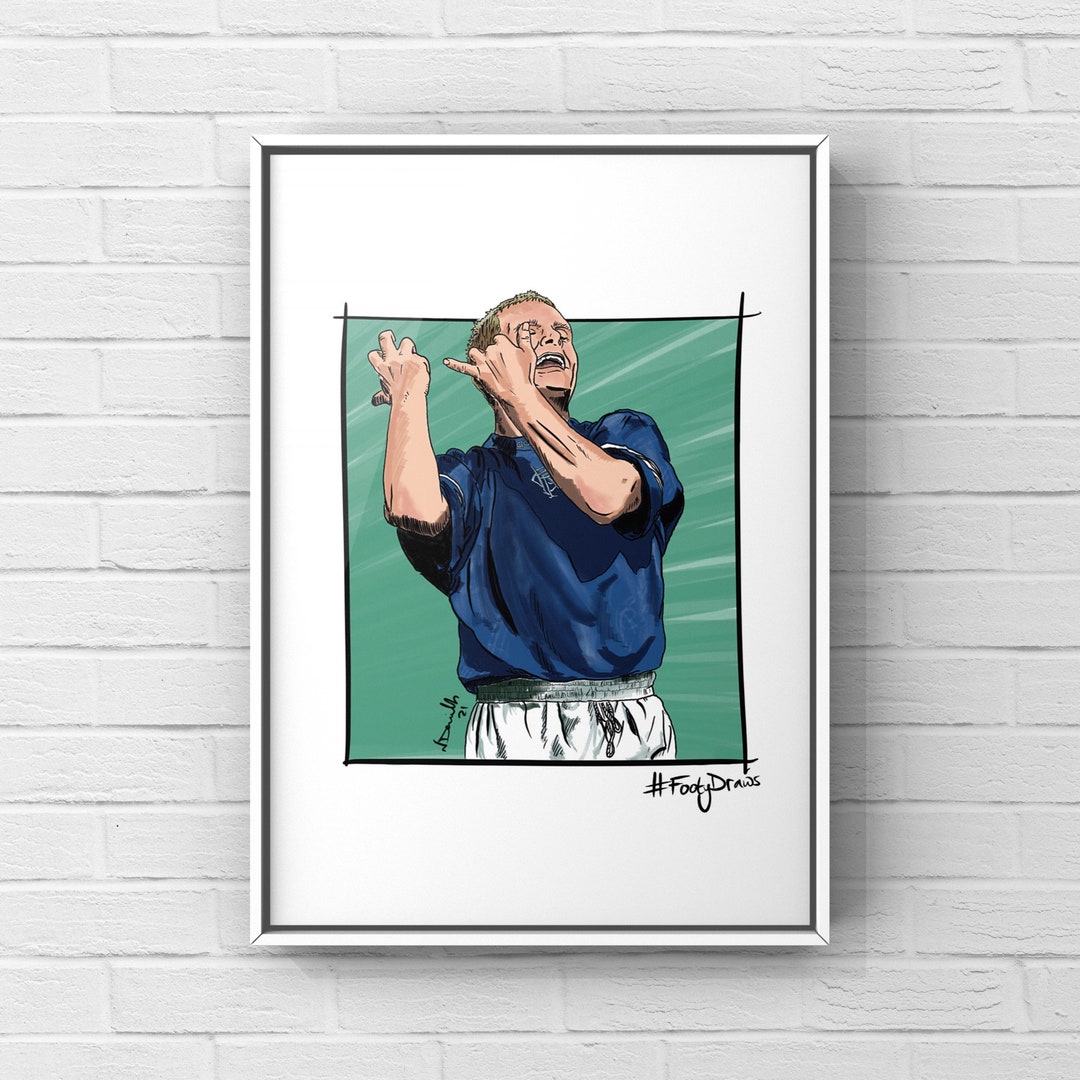 Gazza Rangers Flute Print - Etsy