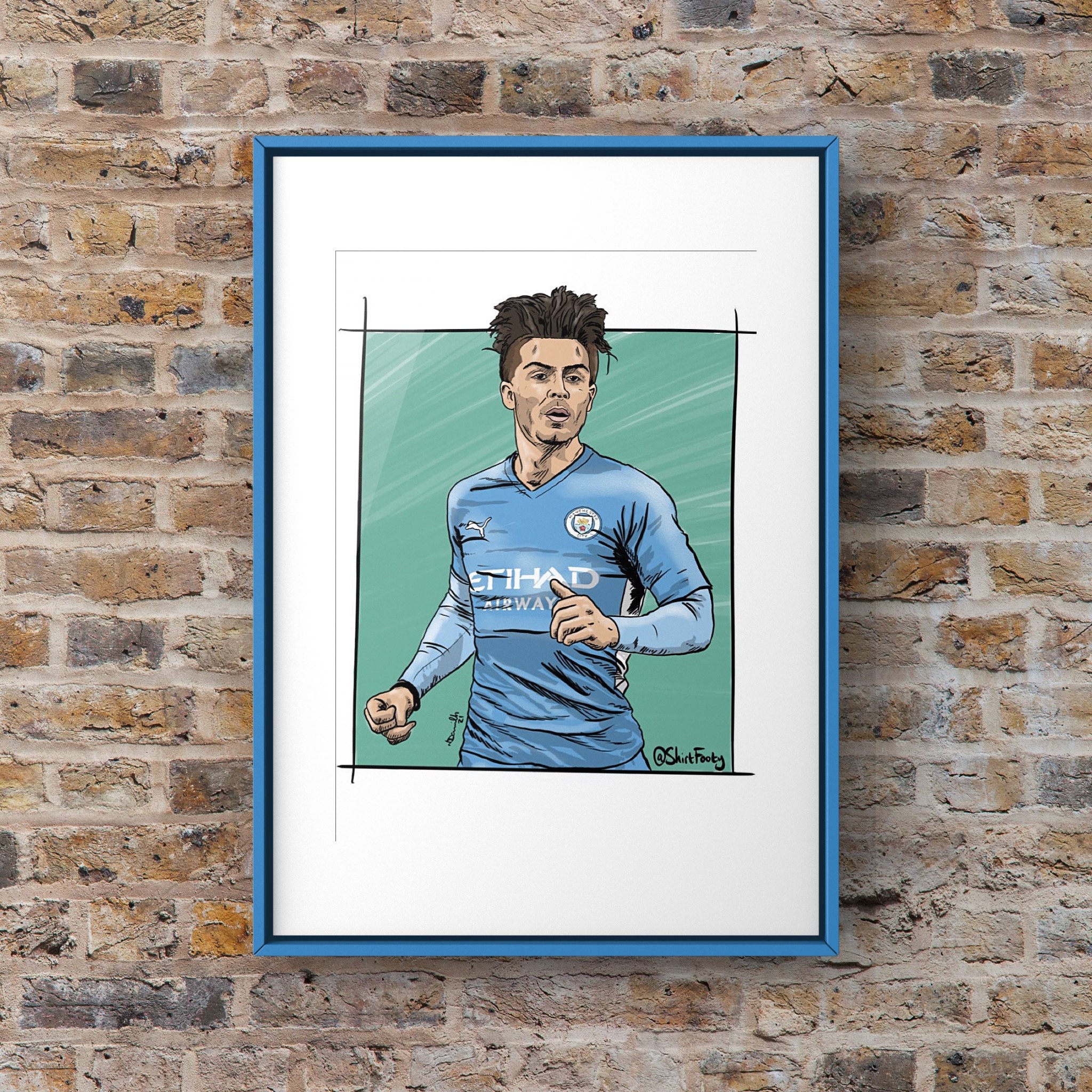 Jack Grealish England / Man City Print - Etsy Ireland