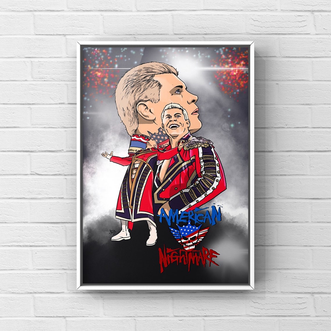 Cody Rhodes Collage Print - Etsy