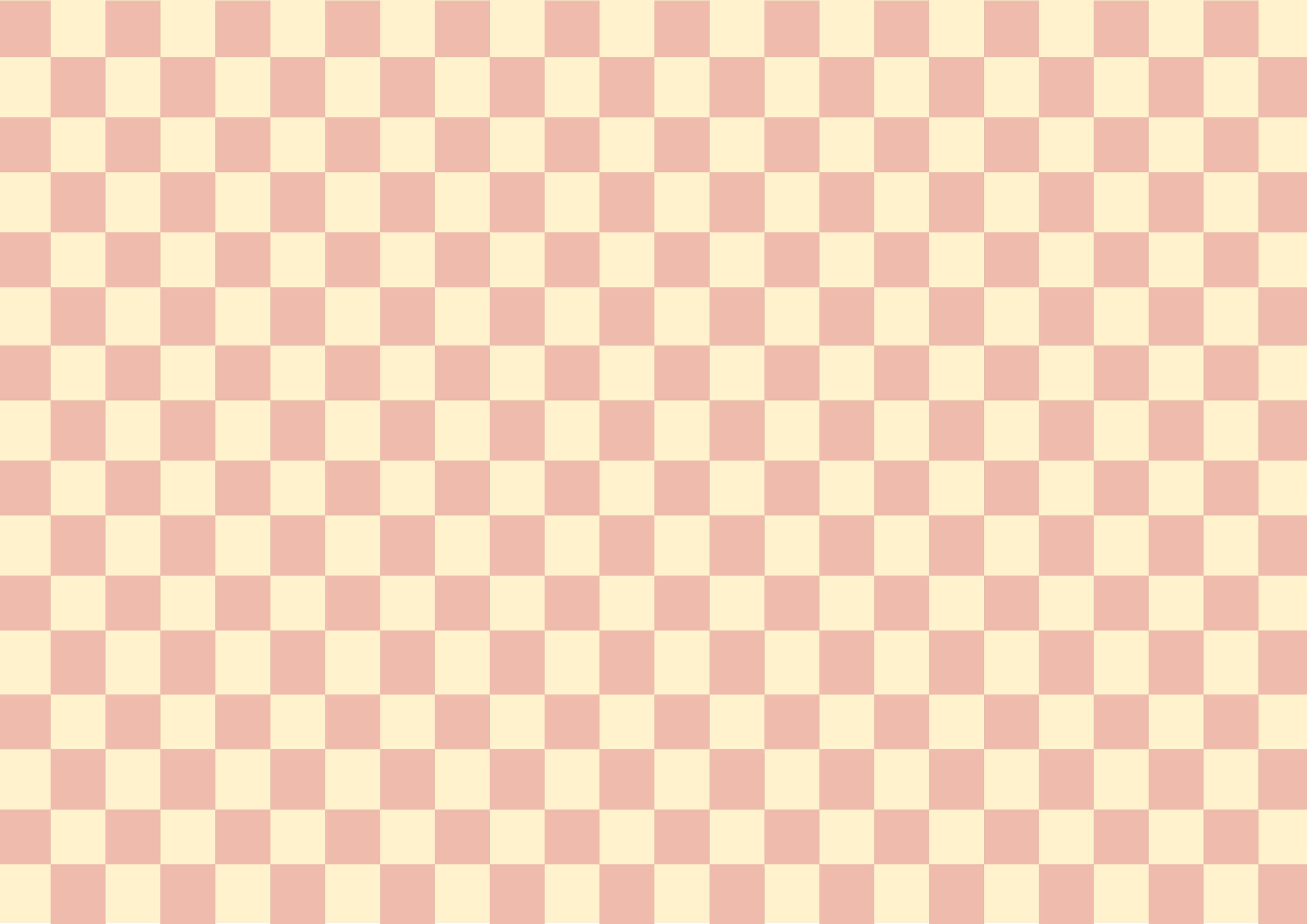 Cool Cream and Pink Checkered Seamless Background Groovy Pattern ...