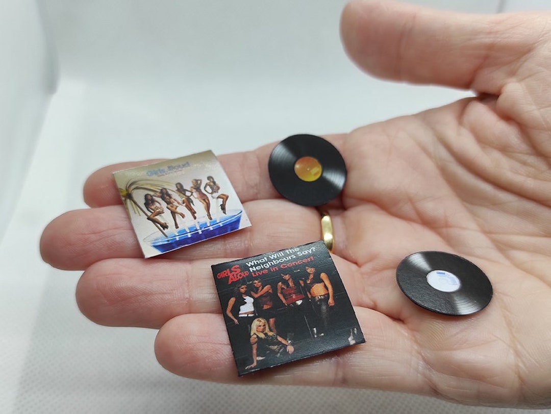 GIRLS ALOUD Miniature Album Set. Scale 1/12. Handmade. - Etsy