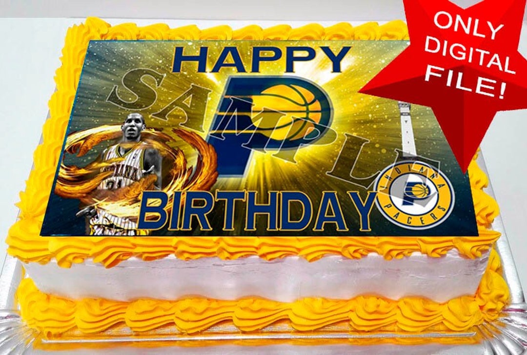 Basket INDIANA Cake, Happy Birthday Party. Only Download Cake Topper ...