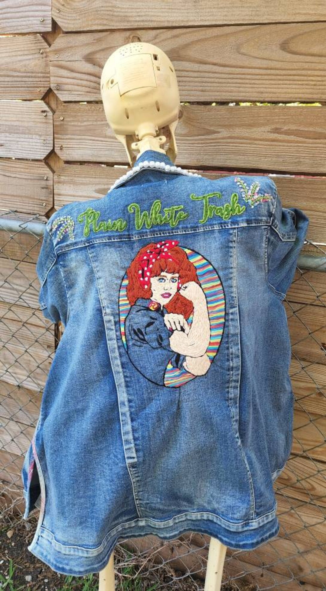 Reba Fancy Denim Jacket - Etsy