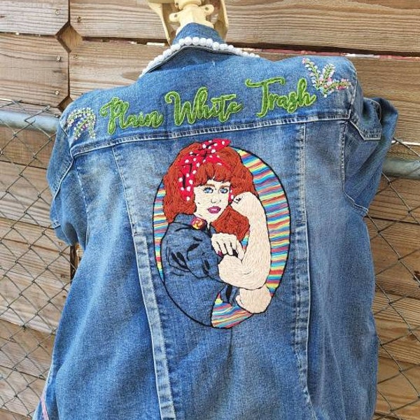 Reba Mcentire Denim Jacket - Etsy
