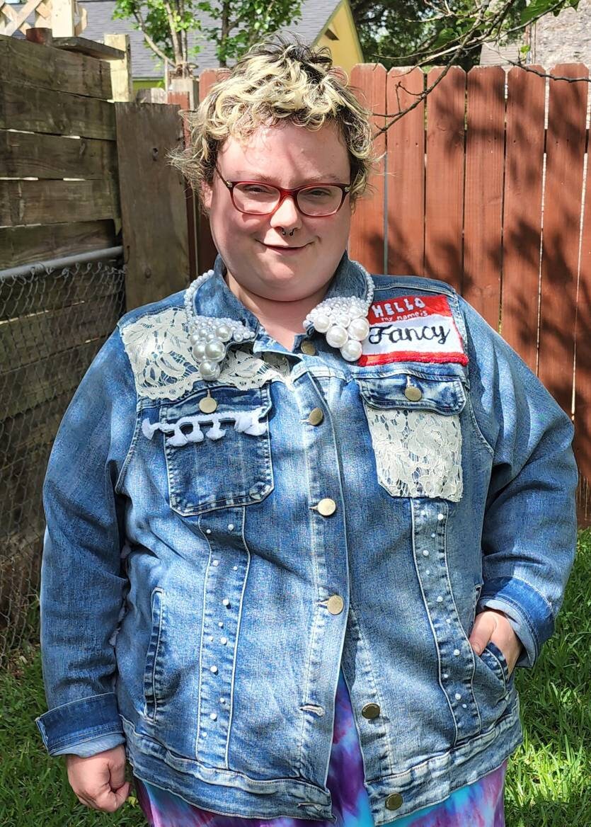 Reba Fancy Denim Jacket - Etsy