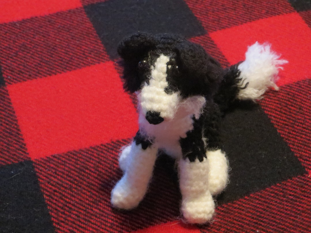Hand Crocheted Border Collie - Etsy