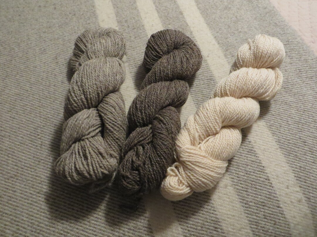 100% Wool Yarn From Too Fewe Farm Available in a Variety of Our Natural ...
