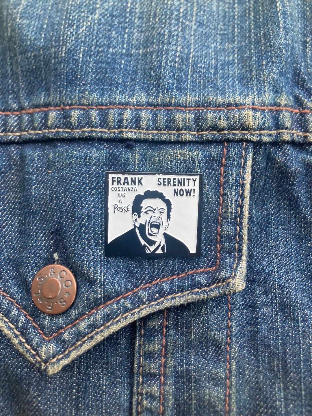 Frank Costanza Has a Posse!- Seinfeld Enamel Pin (seinfeld, George ...