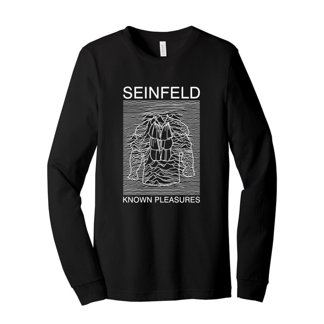 Seinfeld Puffy Shirt X Joy Division Long Sleeve T-shirt - Black (I Don ...