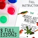 Birds Art Lessons Mini-unit 3 Art Lessons Step-by-step Full ...