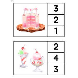 Sweets Count Cards 1-20 | Nutrition Curriculum | Printable Food Count ...