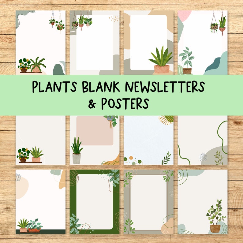 Plants Classroom Teacher Binder Forms Binder Covers, Newsletters Signs ...