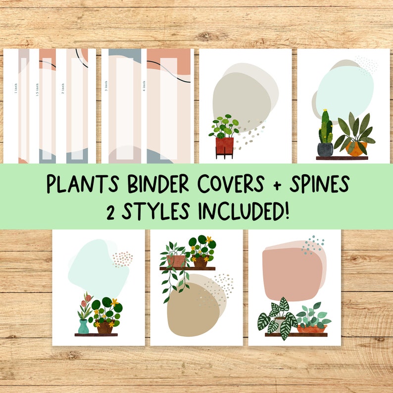Plants Classroom Teacher Binder Forms Binder Covers, Newsletters Signs ...