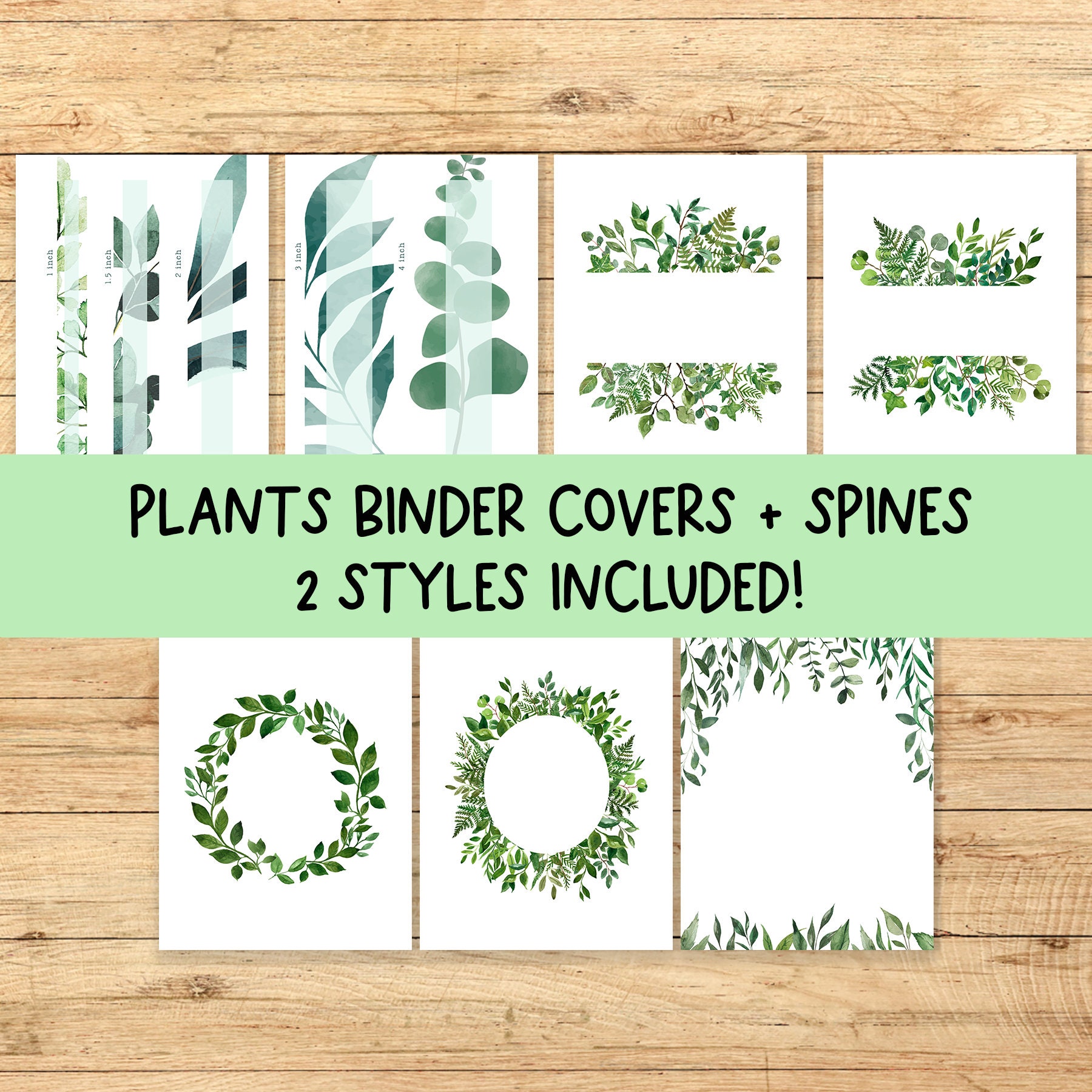 Plants Classroom Teacher Binder Forms Binder Covers, Newsletters Signs ...