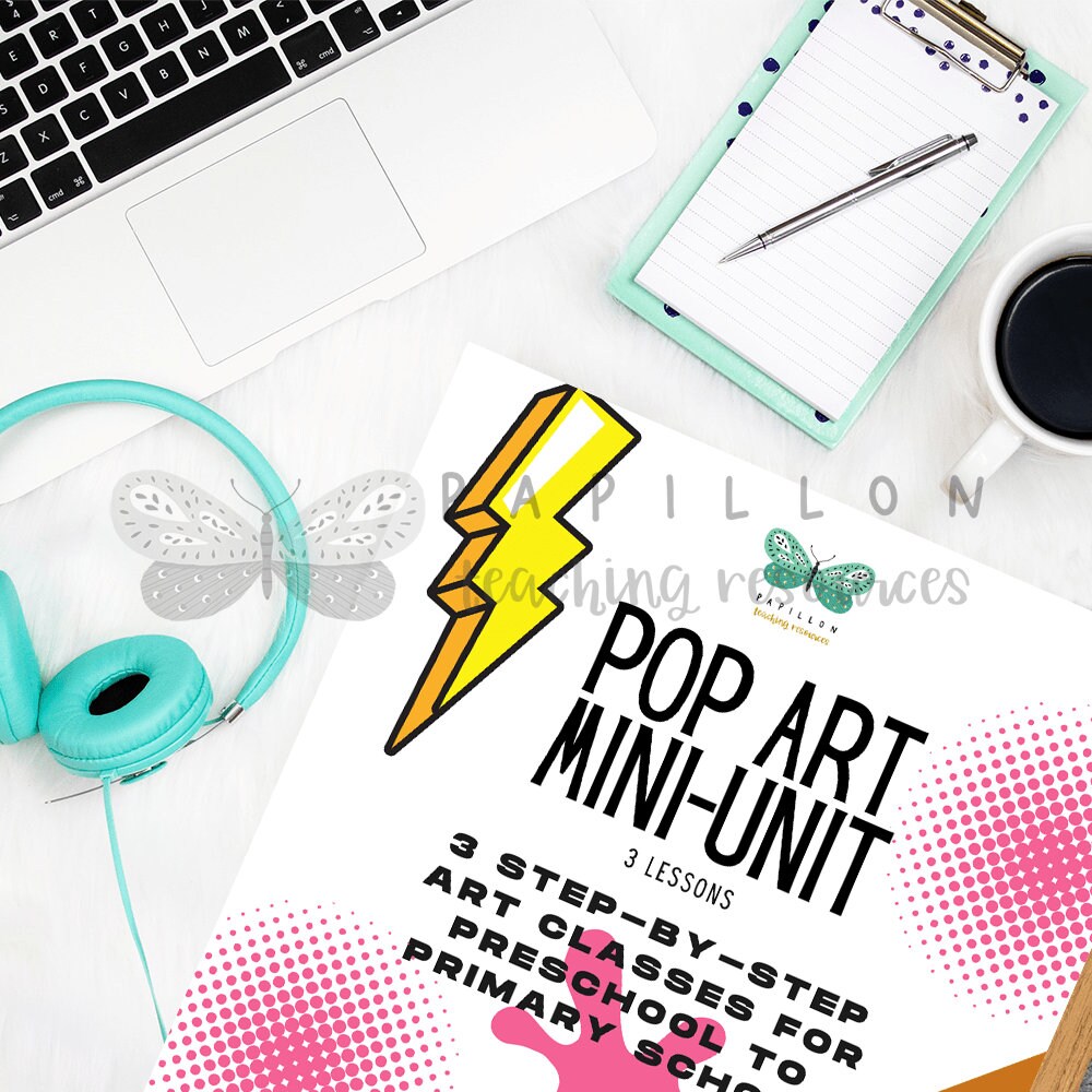 Pop Art Lessons Mini-unit | 3 Art Lessons | Step-by-step Full ...