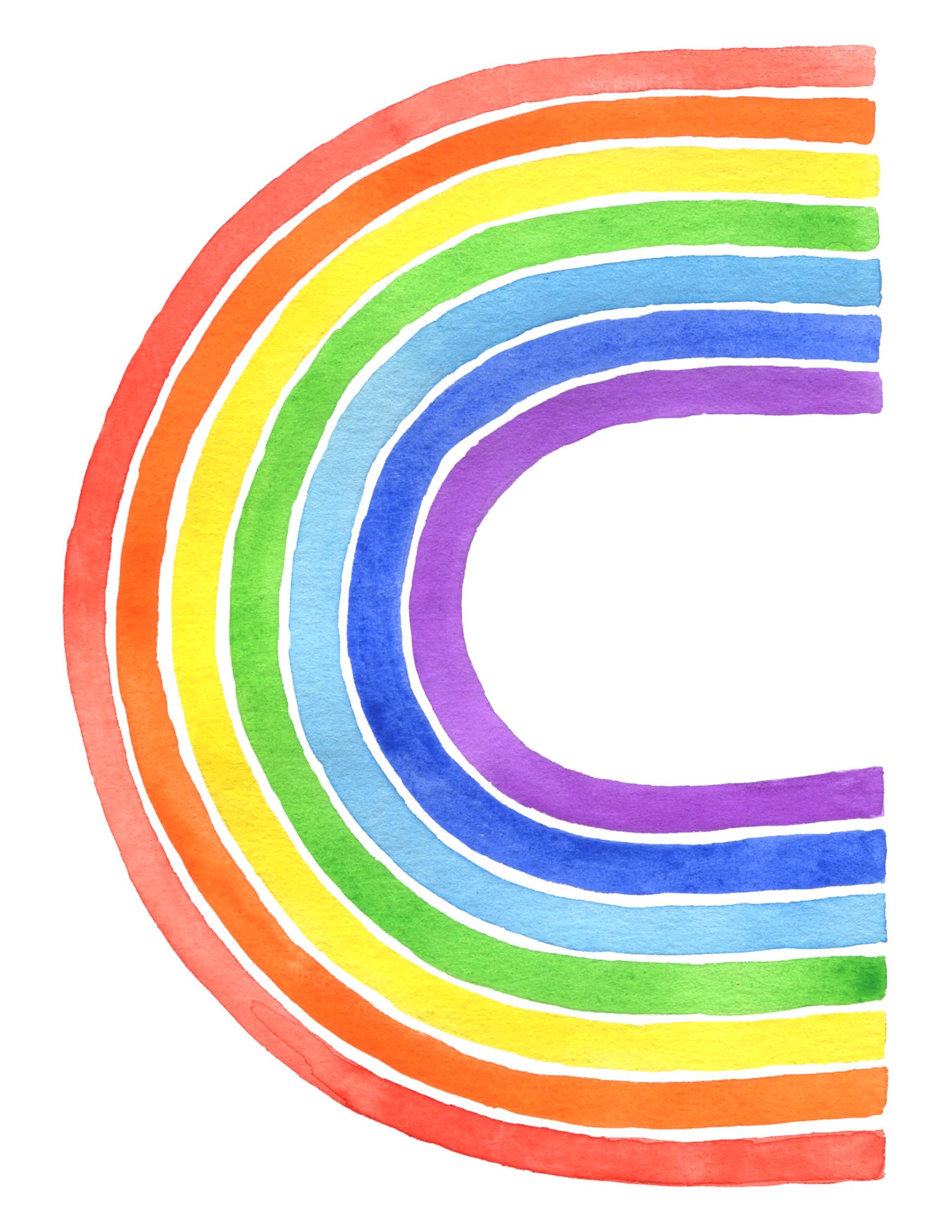 Rainbow Clouds Raindrops Classroom Birthday Wall | PNG + PDF | Natural ...