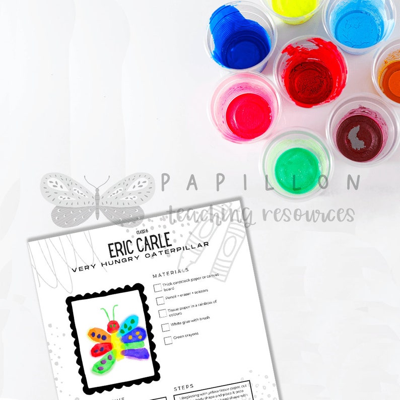Tissue Paper Art Lessons Mini-unit 3 Art Lessons - Etsy