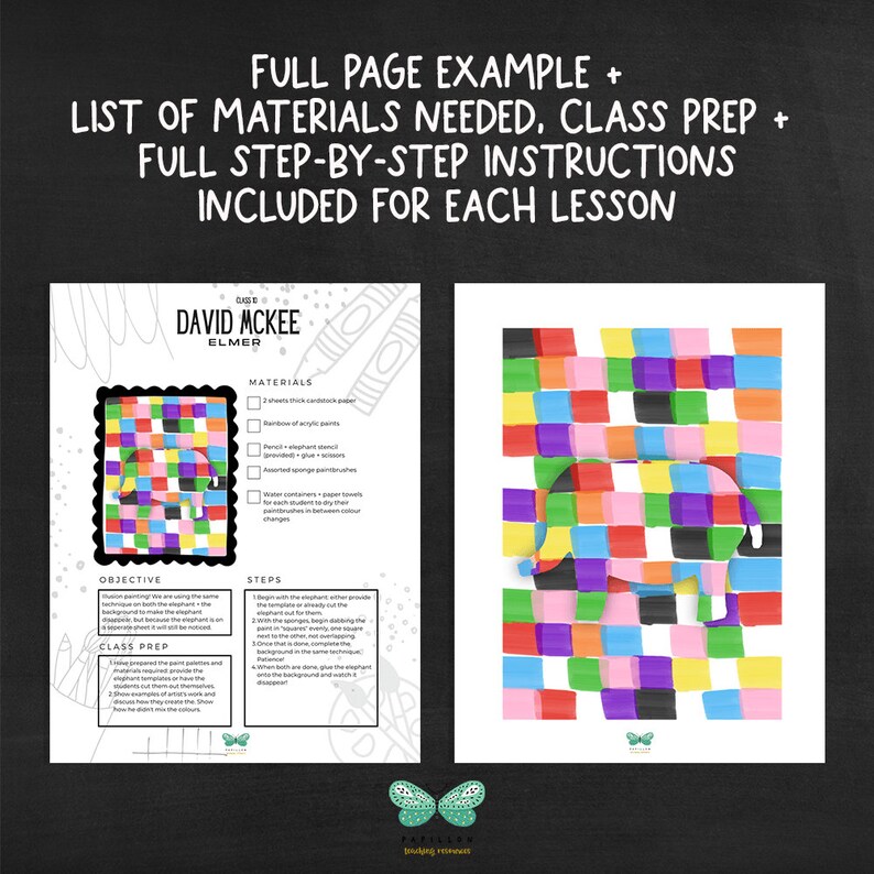 Tissue Paper Art Lessons Mini-unit 3 Art Lessons - Etsy
