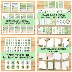 Plants Classroom Bundle | PNG + PDF + Powerpoint | Editable | Natural ...