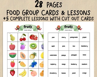 Sweets Count Cards 1-20 | Nutrition Curriculum | Printable Food Count ...