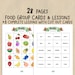 Food Group Printable Cards Nutrition Curriculum Printable Food Flash ...