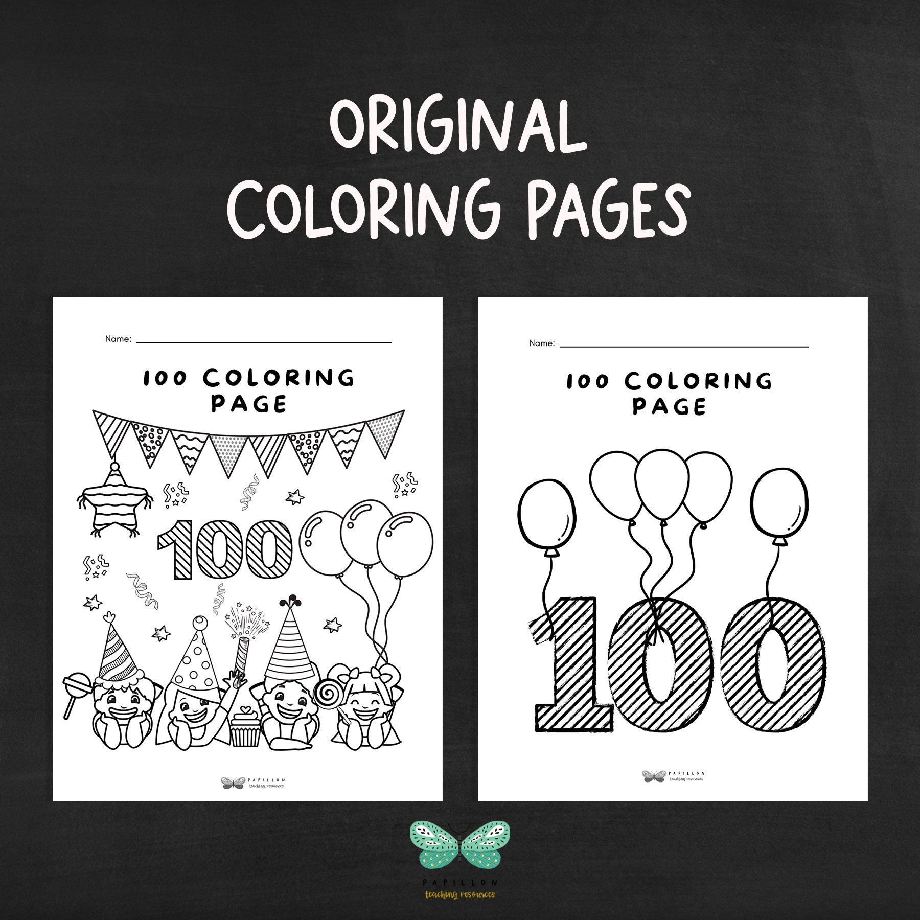 100 Days at School Activities | Song & Movement Cards (printable) - Etsy